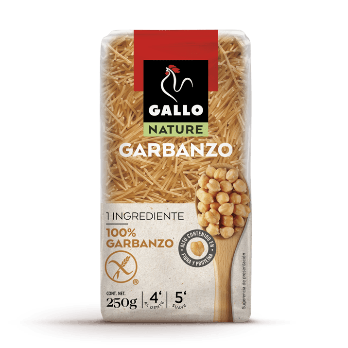 100% chickpea noodles - Pastas Gallo : Pastas Gallo